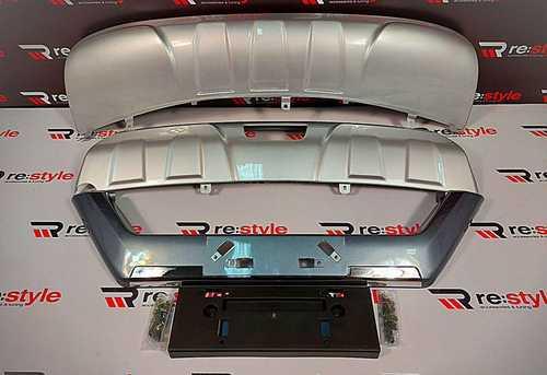 Накладки на бампера X-Trail 32 1м Перед + Зад