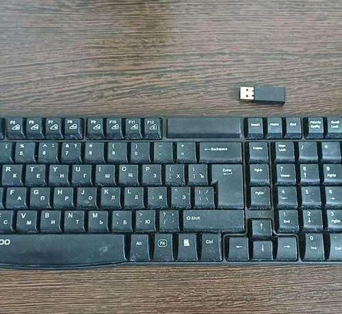 Беспроводная клавиатура и мышь rapoo e1050