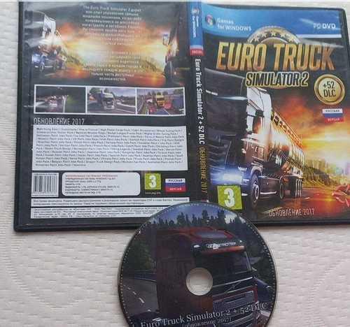 PC DVD дальнобойщики euro truck simulator