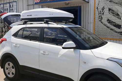 Автобокс MaxBox PRO 460 белый глянец на Creta