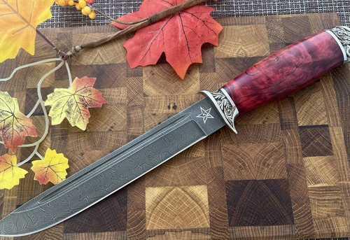 Нож "Смерш Магнум", клинок Дамасская сталь