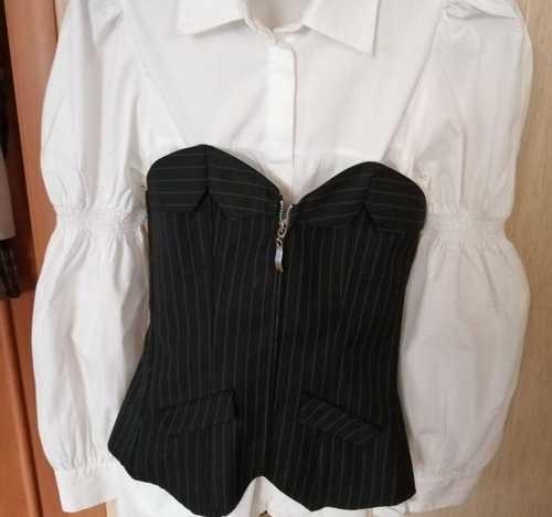 Zara блузка  корсет