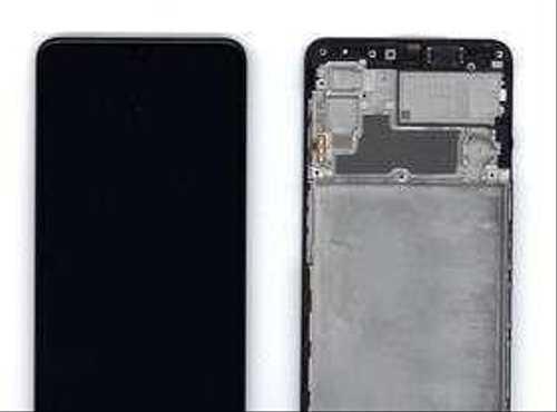 Дисплей для Samsung Galaxy M22 Черный - (In-Cell)