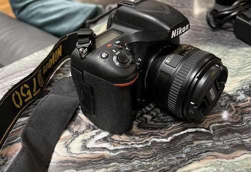 Nikon d750 с двумя объективами