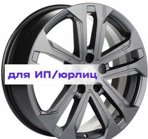 Khomen Wheels 7x18/5x112 ET43 D57,1 KHW1803 (Kodiaq/Tiguan) Gray