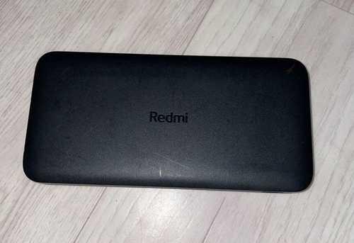 Внешний аккумулятор Xiaomi Redmi 10000 mAh чёрный