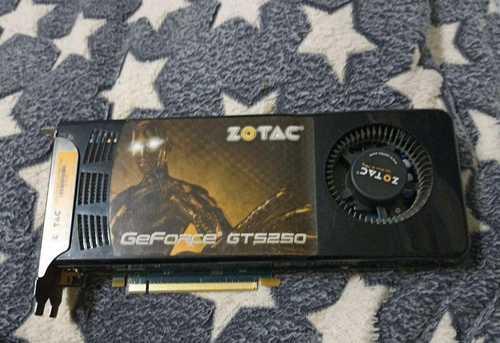 Видеокарта zotac GTS250 1GB 256BIT DDR3