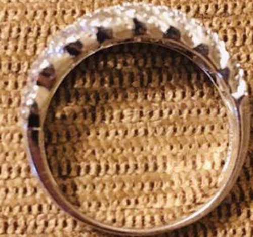 Серебряное кольцо 16,5- 17 размер