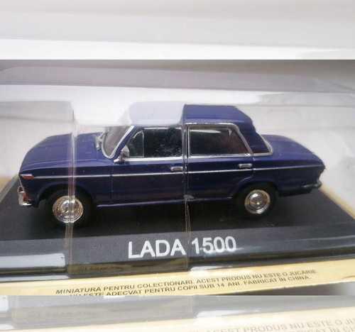 Модель Ваз-2103(Lada 1500) синяя 1:43