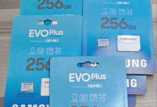 Samsung EVO plus MicroSD 256 Gb (Новая)