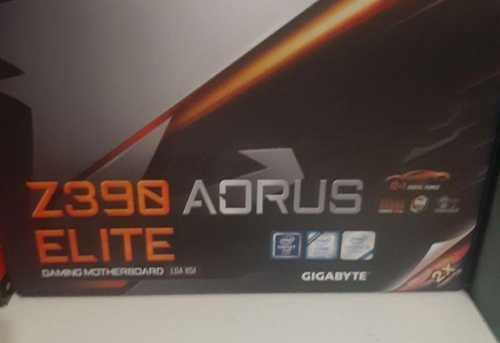 Коробка от Материнская плата Aorus z390 aorus elit