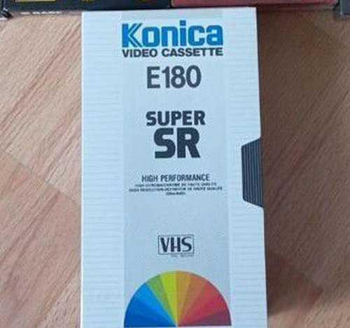 Видеокассеты VHS новые Konica / BASF