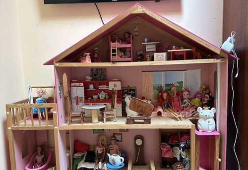 Домик кукольный деревянный Paremo Мечта