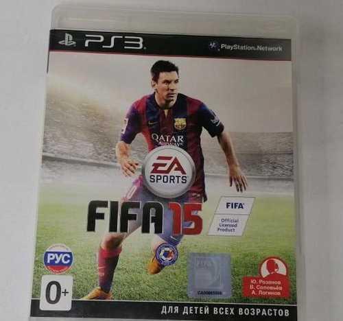 Игровые диски. Sony Playstation 3 Fifa 15