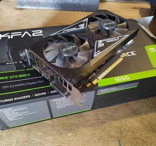 Видеокарта KFA2 Geforce GTX 1650 X black