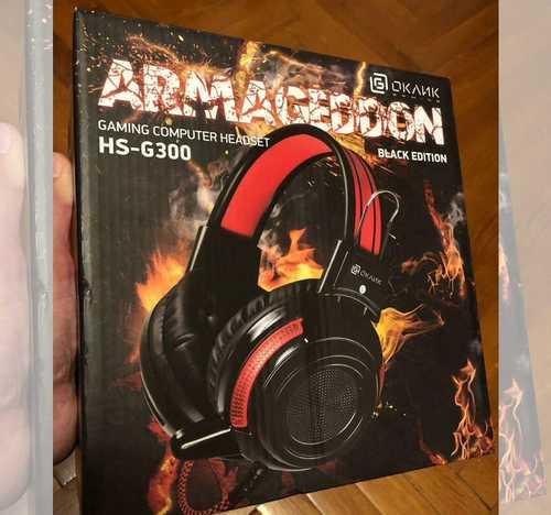 Игровые наушники Oklick HS-G300 armageddon