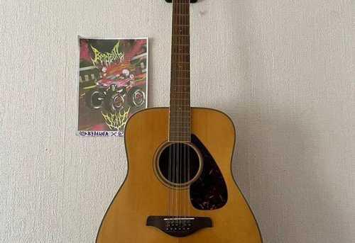 12 струнная аккустическая гитара yamaha fg720s-12