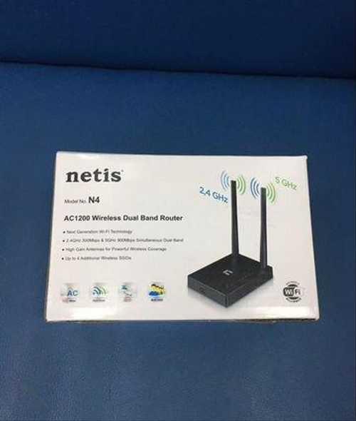 Вайфай Роутер двухдиапазонный Netis N4 (новый)