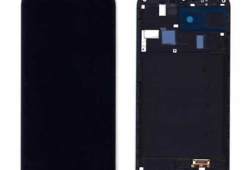 Модуль для Samsung Galaxy A20 черный с рамкой