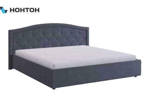 Кровать Верона 2 1.8 м серо-синяя