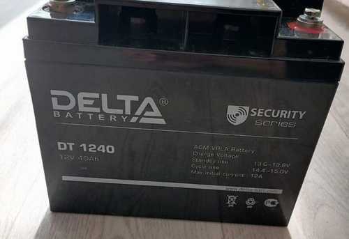 Аккумулятор AGM Delta DT 1240