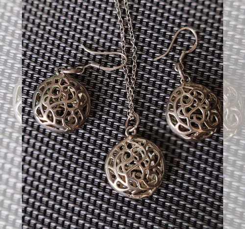 Комплект из серебра 925пробы