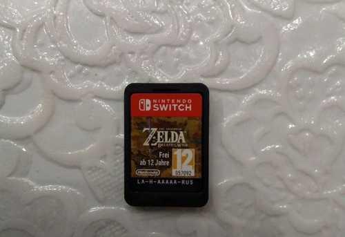 Картридж с игрой zelda BoTW для Nintendo Switch