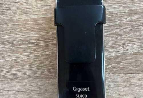 Радиотелефон Gigaset SL400 металл/чёрный