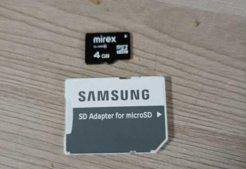 Карта памяти MicroSD mirex