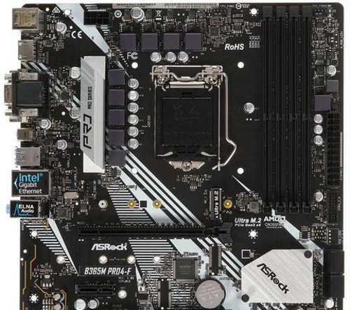 Плата Asrock LGA1151-v2 B365 B365M PRO4-F 4xDDR4 2