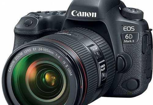 Фотоаппарат Canon EOS 6D Mark II Kit EF 24-105mm f