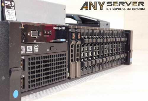 Сервер dell R720 2x E5-2620 192Gb H710 16SFF