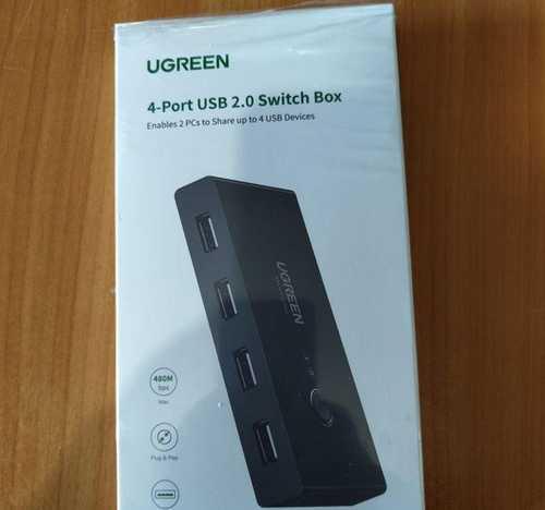 Ugreen 4-Port USB 2.0 Switch Box