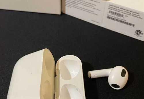 Беспроводные наушники apple airpods 3