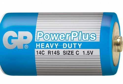 Батарейка солевая C (R14) GP PowerPlus