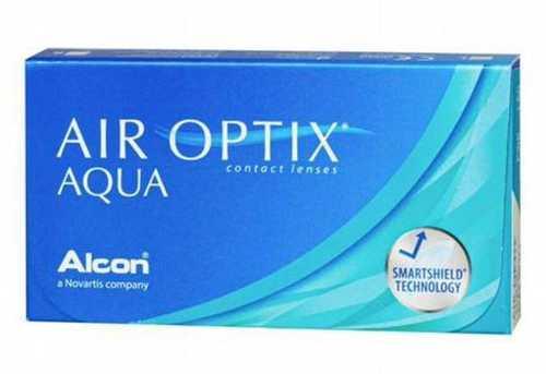 Линзы контактные -6 Air Optix Aqua кривизна 8.6