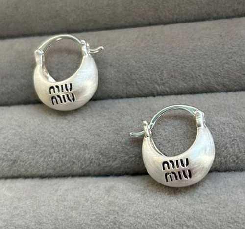 Серьги miu miu