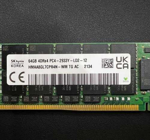 SK Hynix 2933Mhz 64Gb 4DRx4 REG ECC