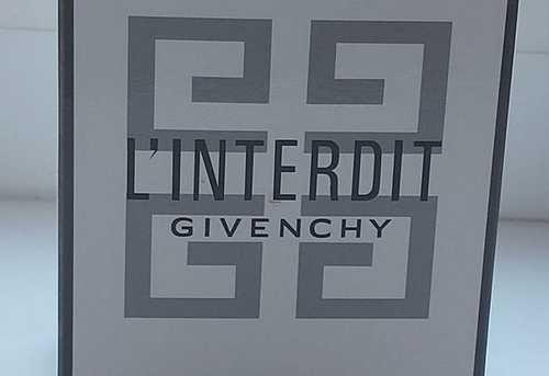 Парфюмированная вода Linterdit givenchy