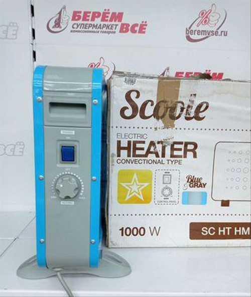 Конвектор Scoole SC HT HM1 1000 BE