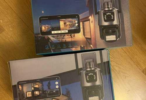 Две камеры видеонаблюдения wi-fi