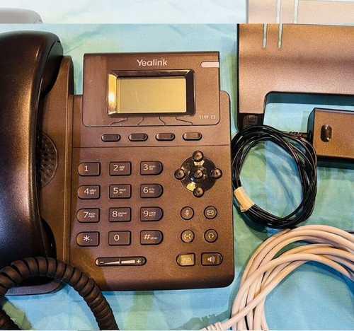 Телефон VoIP Yealink SIP-T19P E2 черный