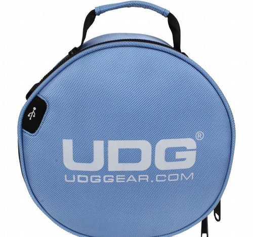 UDG Ultimate digi Headphone Bag Light Blue, сумка для наушников, в которую диджей может сложить науш