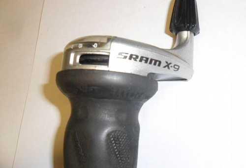 Манетка Sram X-9 (Грипшифт)