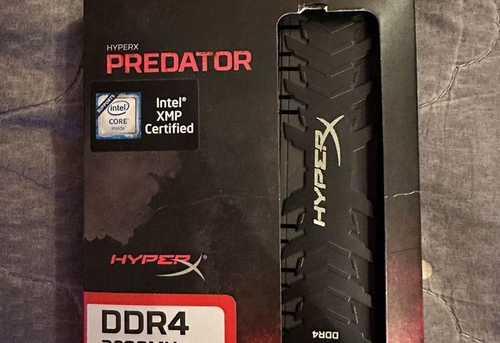 Ram ddr4 hyperx predator 8x2 gb 3200mhz