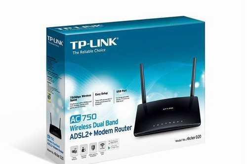 Роутер Tp-link Archer D20 AC750