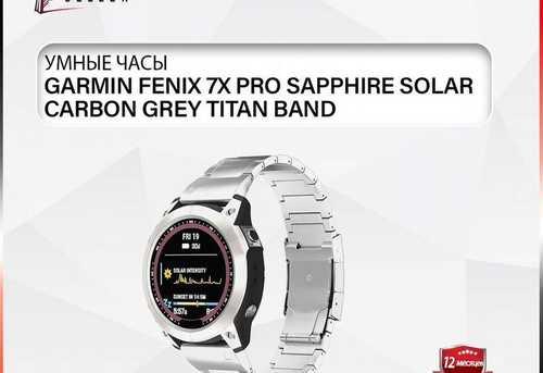 Garmin fenix 7X Pro Sapphire solar carbon grey Tit