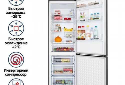 Холодильник-морозильник с инвертором maunfeld