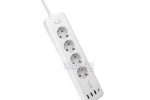 Сетевой фильтр TopON 4 Sockets 1.8m White TOP-PWS4