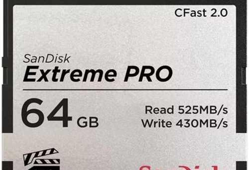 Sandisk новая cfast 64 extreme pro